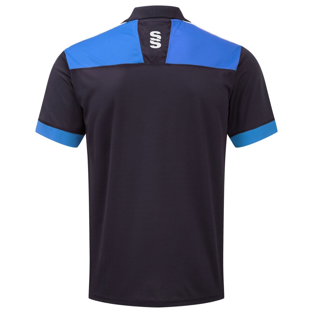 BLADE POLO SHIRT : NAVY / ROYAL / WHITE – Surridge Sport